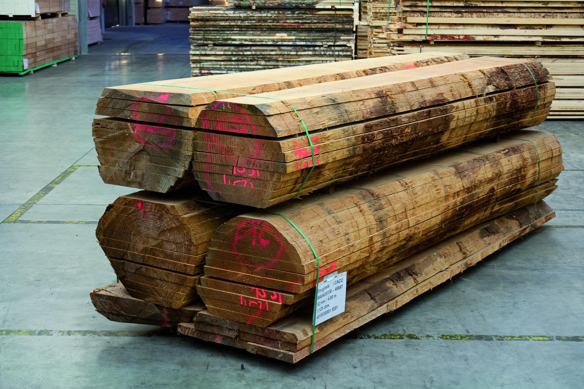 Schnittholz Douglasie europäisch Stammware kammergetrocknet | Douglasie ...